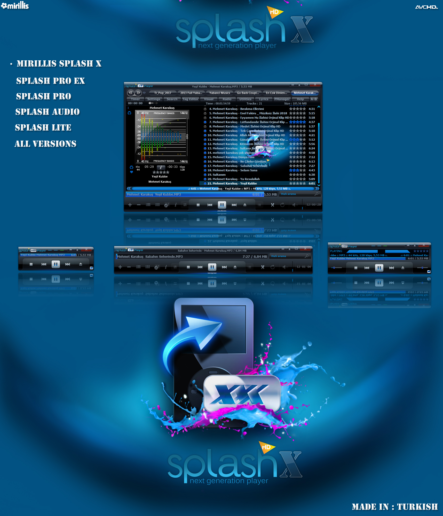 Mirillis Splash x Skin for AIMP Player by memo-se on DeviantArt