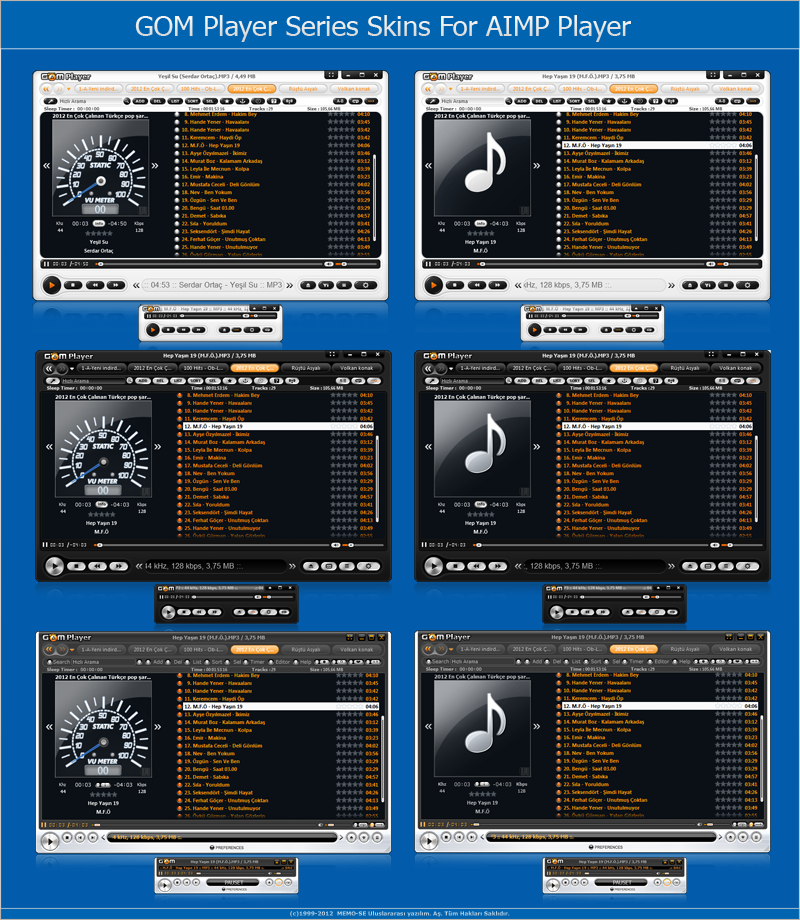 GOM Player Skins For AIMP Player by memo-se on DeviantArt