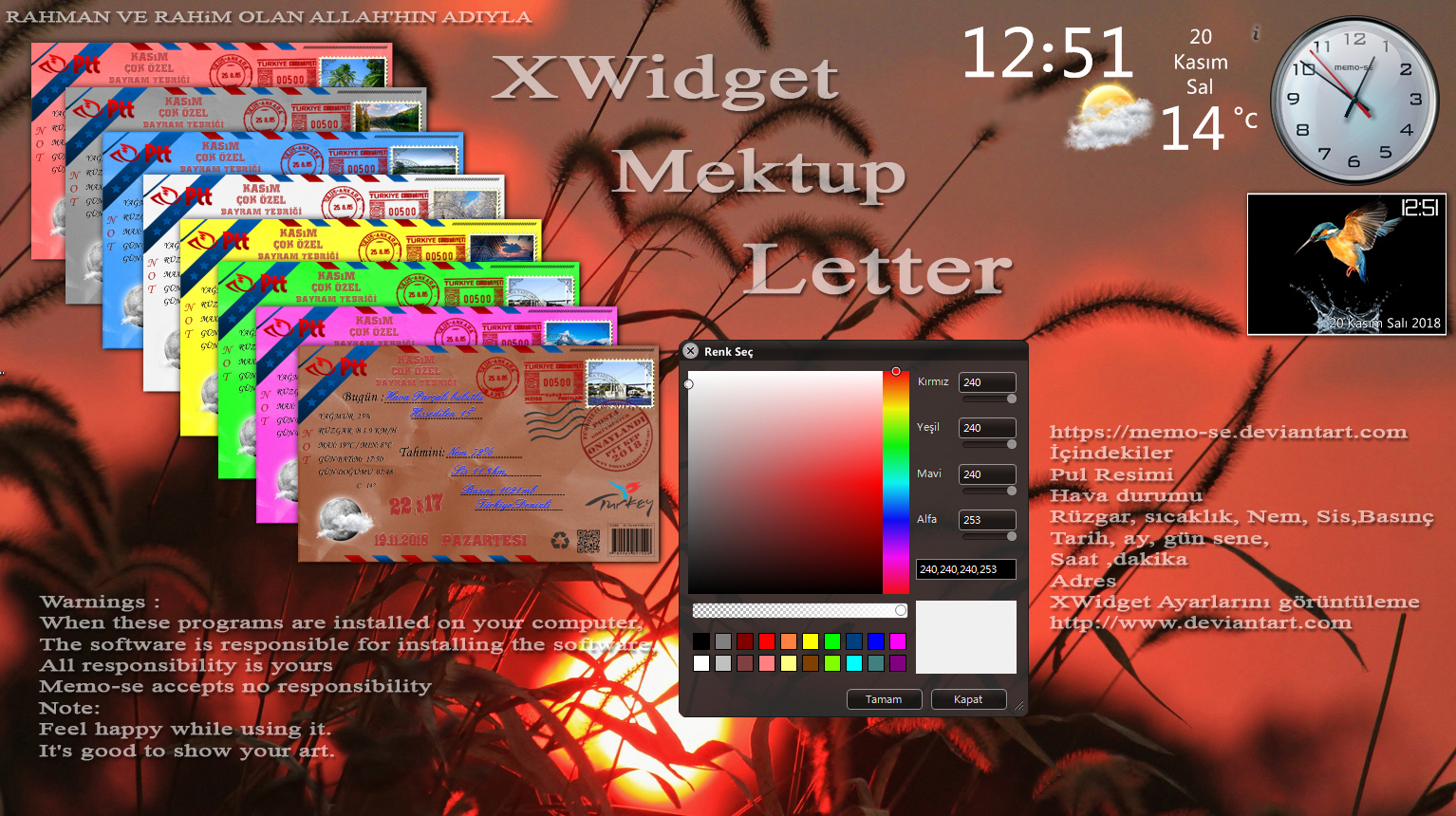 XWidget Mektup by memo-se on DeviantArt