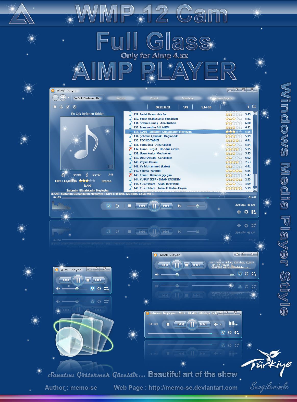 WMP 12 Cam Skin For Aimp Player by memo-se on DeviantArt