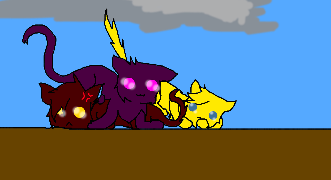 The Cat Demon Siblings in Kitten Form! by The-Sector on DeviantArt
