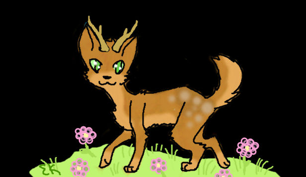 Deer cat doodle by KatnipKat on DeviantArt