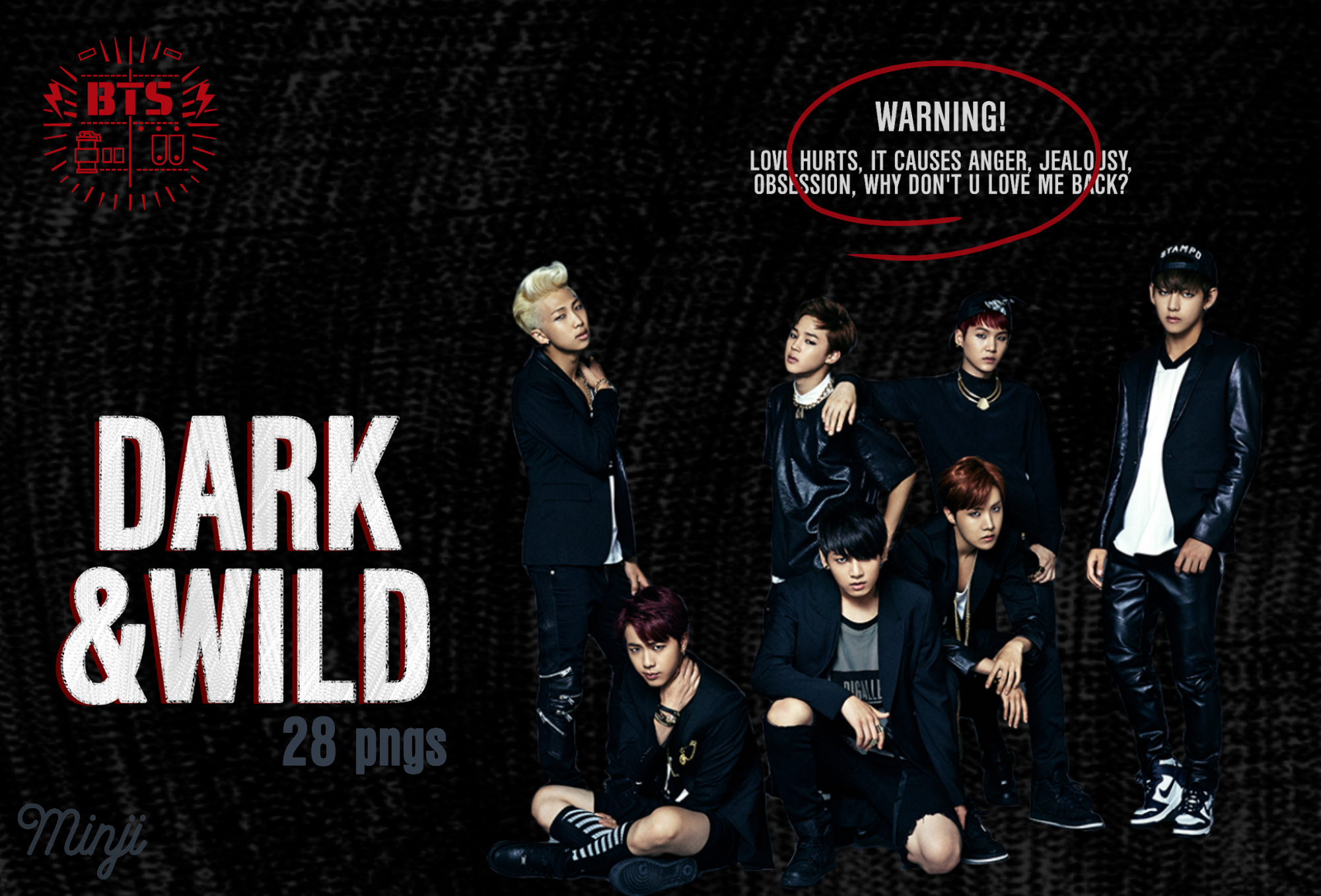 Bts dark and wild album cover - howluxe