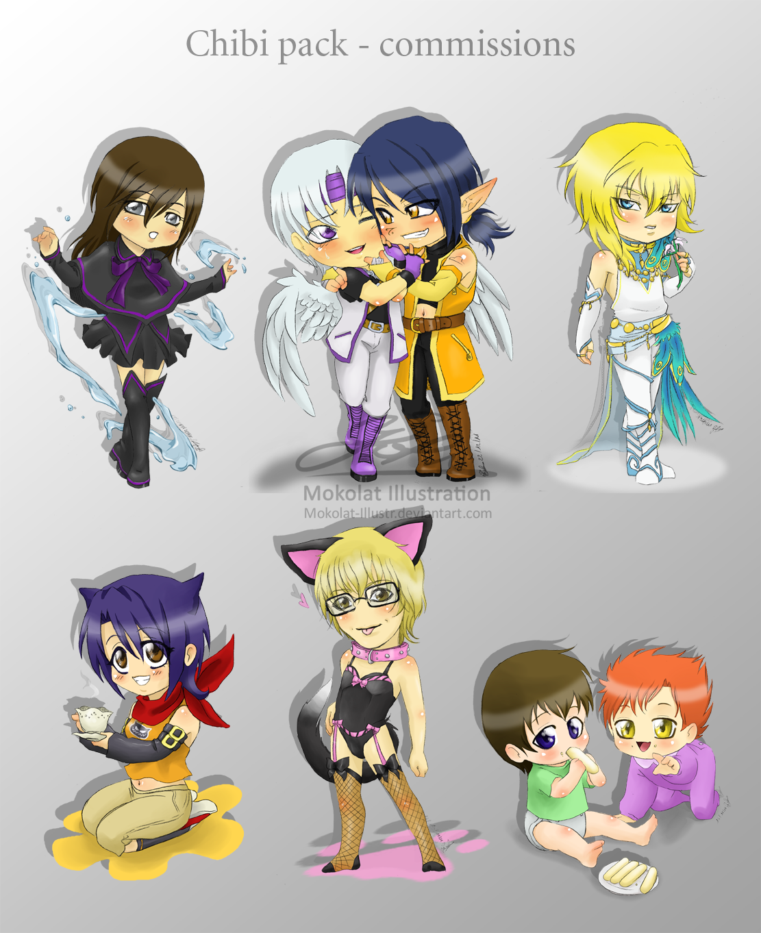 Chibi pack by Mokolat-Illustr on DeviantArt