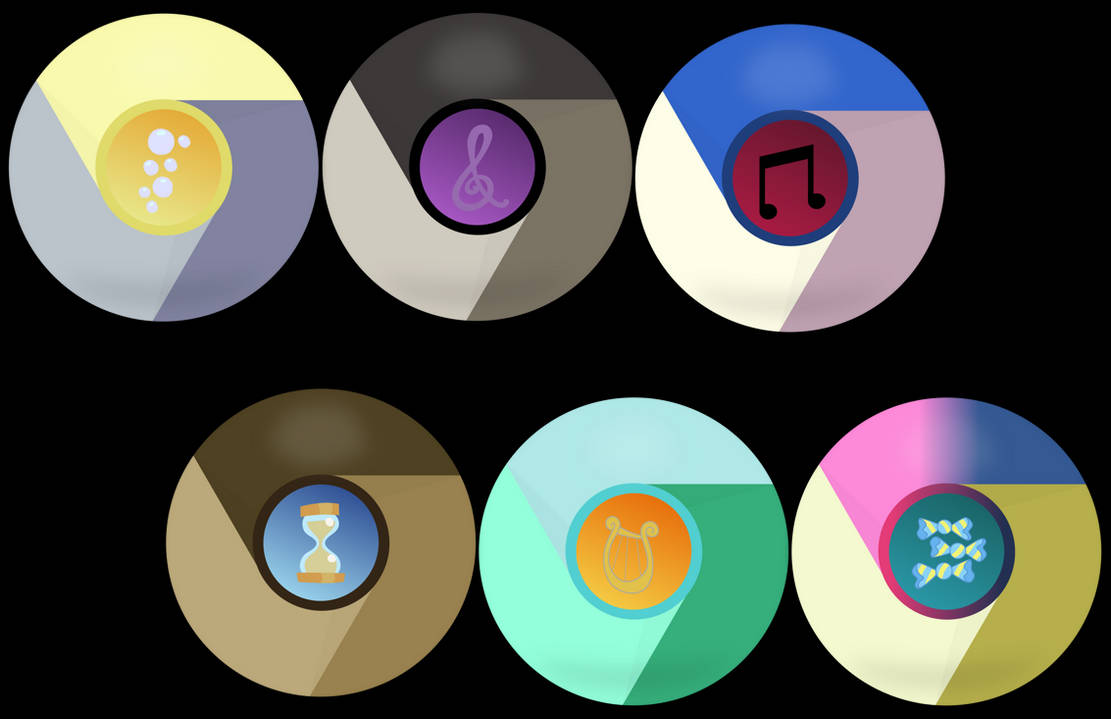 2nd Mane 6 Google Chrome Icons by EMedina13 on DeviantArt