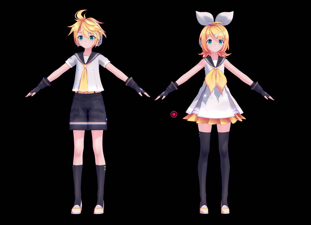 Sour Len and Rin Kagamine custom by KingTodoroki on DeviantArt