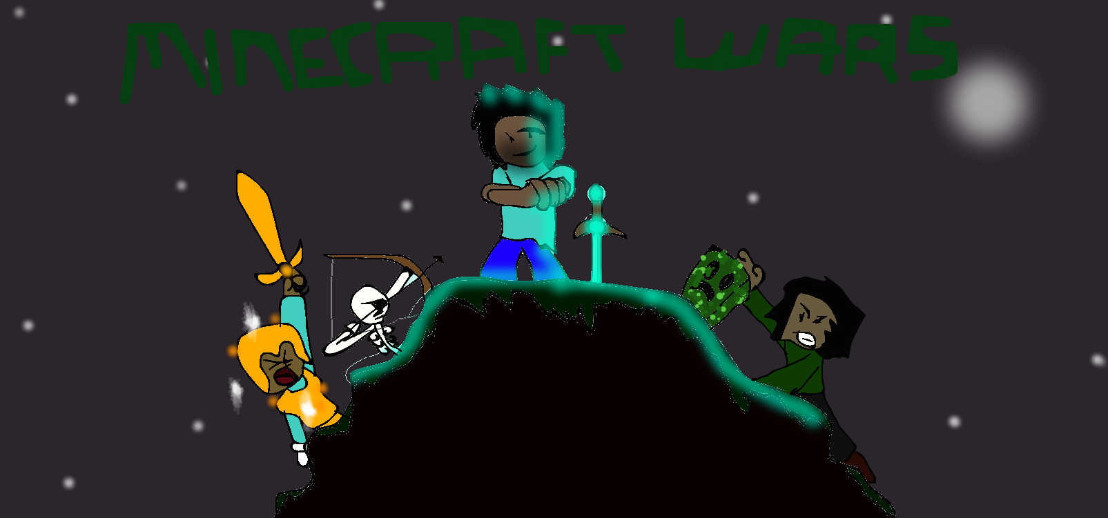 Minecraft Wars Poster by Gaming-Master on DeviantArt