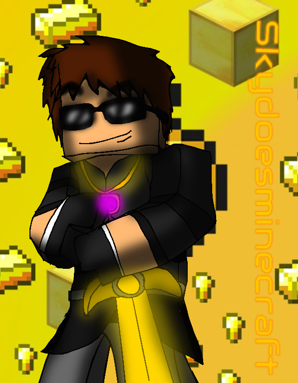Minecraft- SkyDoesMinecraft by Gaming-Master on DeviantArt