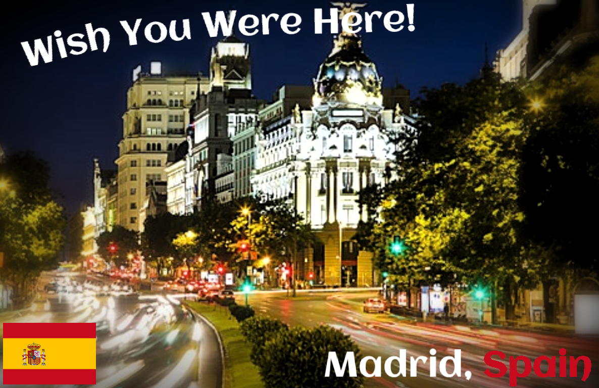 Madrid, Spain Postcard (Custom) by Gaming-Master on DeviantArt