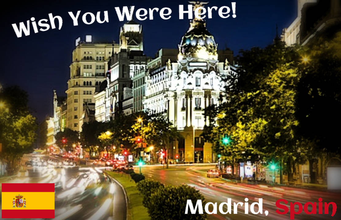 Madrid, Spain Postcard (Custom) by Gaming-Master on DeviantArt