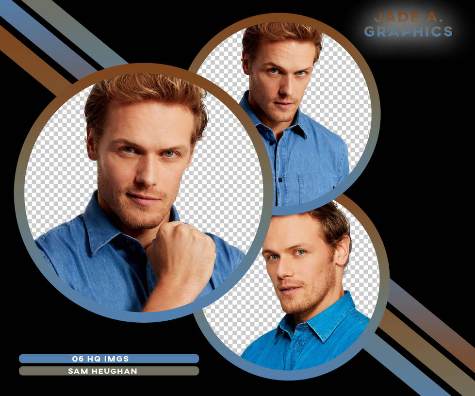 PNG PACK #66-Sam Heughan by jadelittlemix on DeviantArt