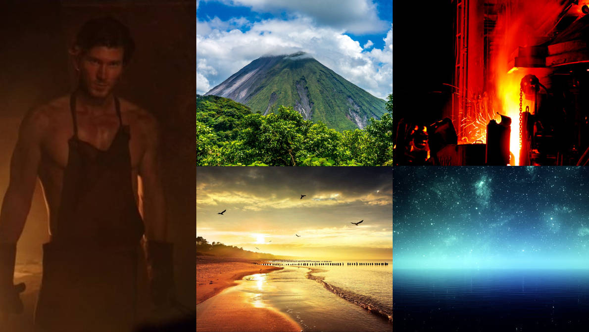 3. On an island... and in a volcano by aleped95 on DeviantArt