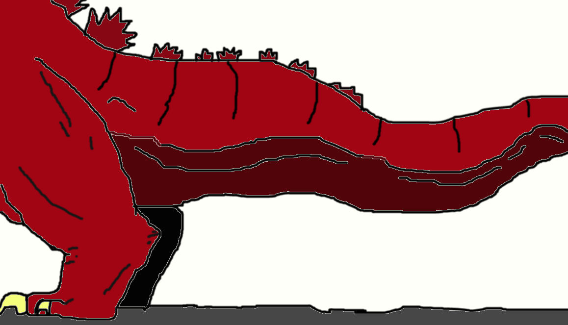 Shin Godzilla's 3rd form walking by SilverTheSerperior on DeviantArt