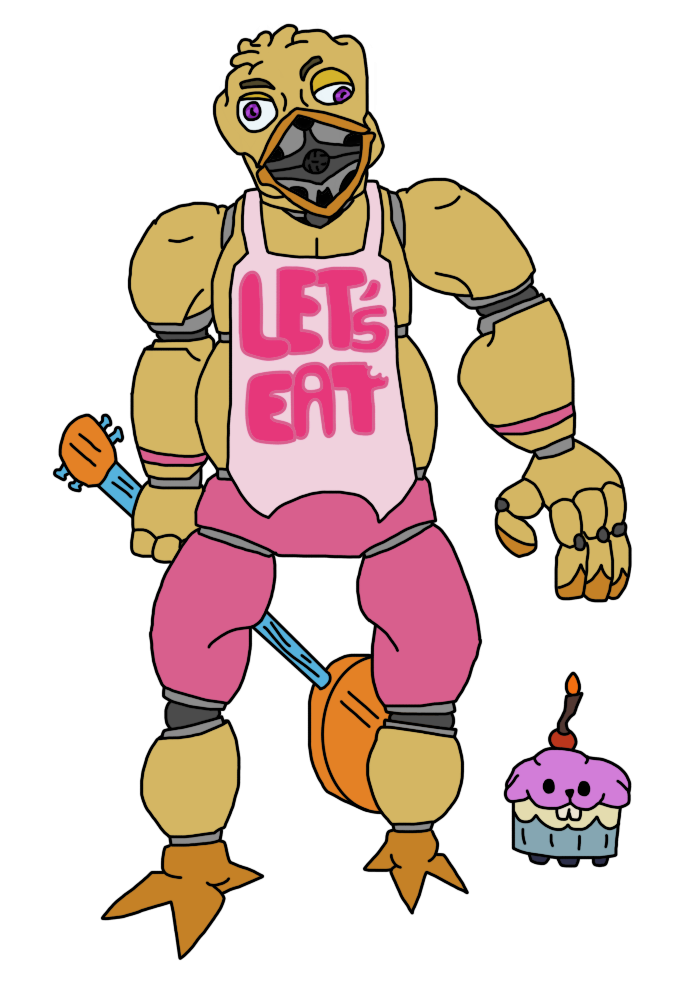 Chica Redesign by Juderex on DeviantArt