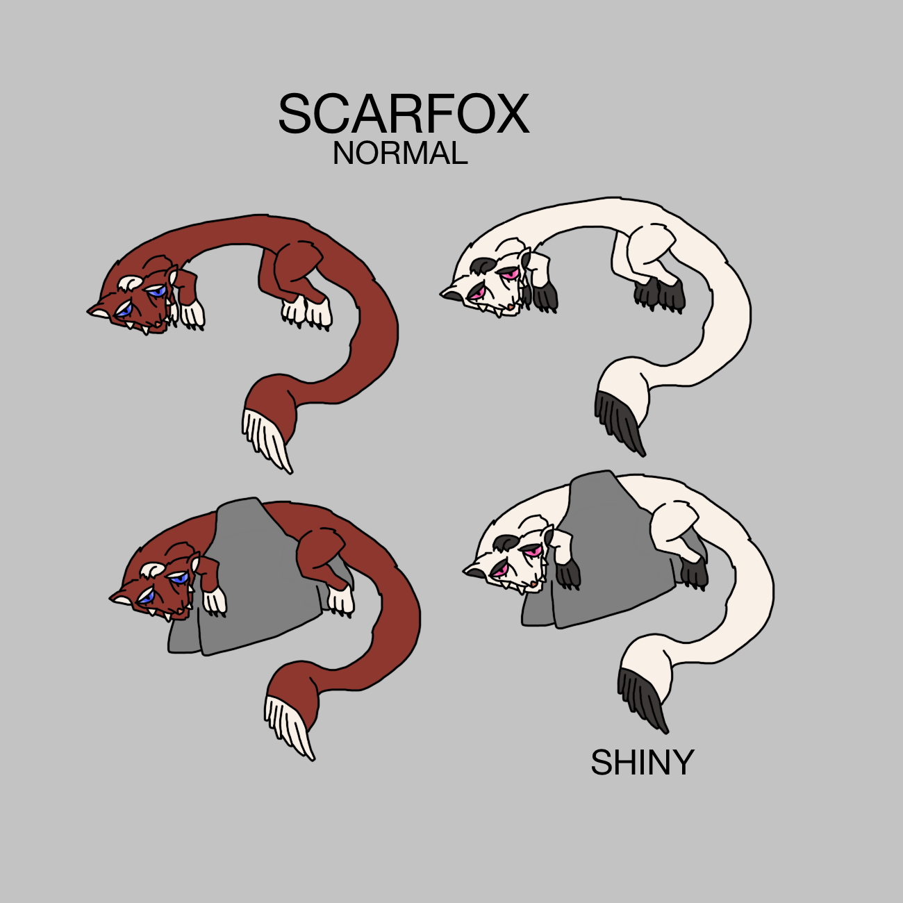Scarfox (Fakemon) by Juderex on DeviantArt