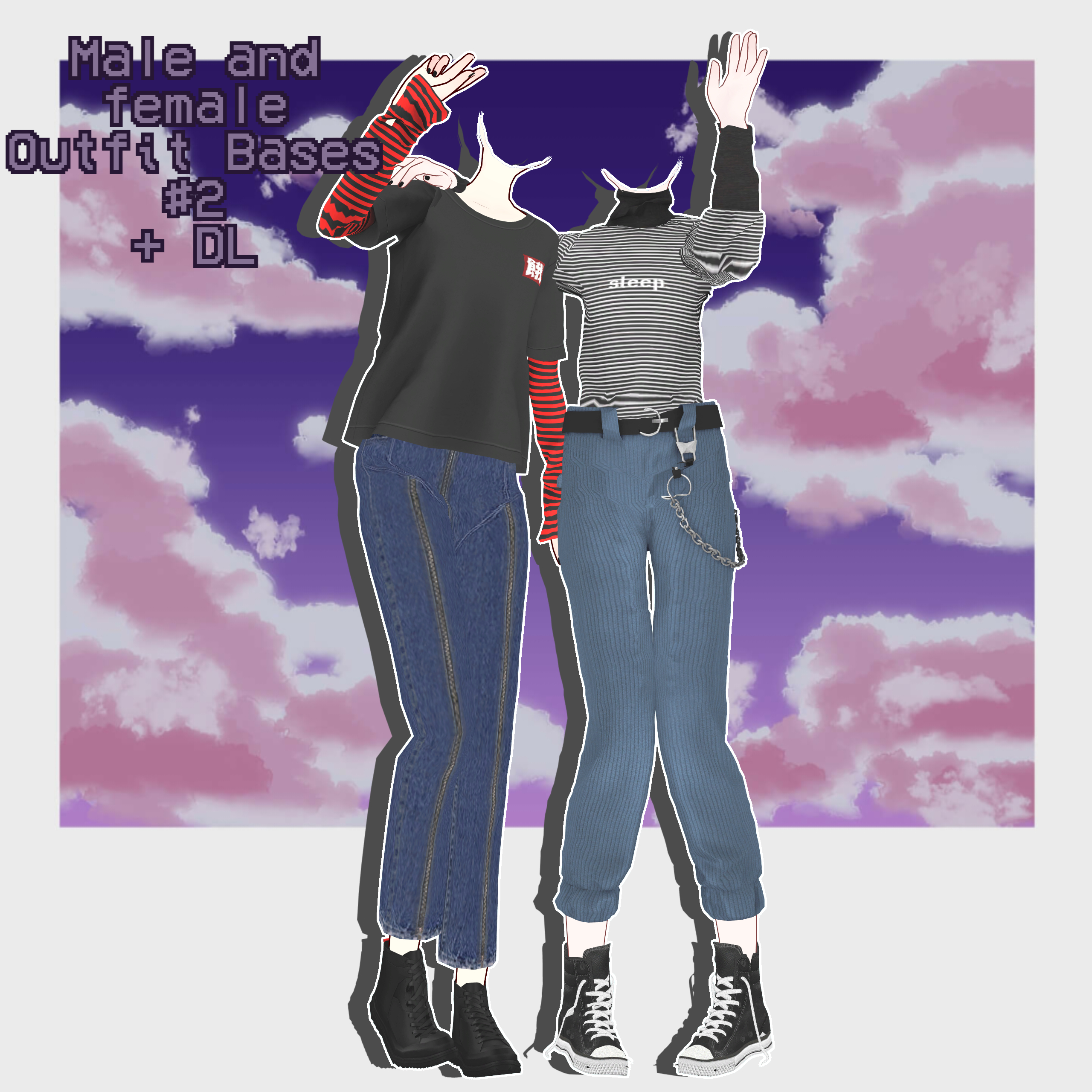 [MMD] Outfit Bases #2 + DL by BowlOfSpicyramen on DeviantArt