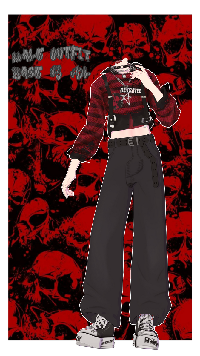 [ZEPETO to MMD] Outfit Base #3 + DL by BowlOfSpicyramen on DeviantArt