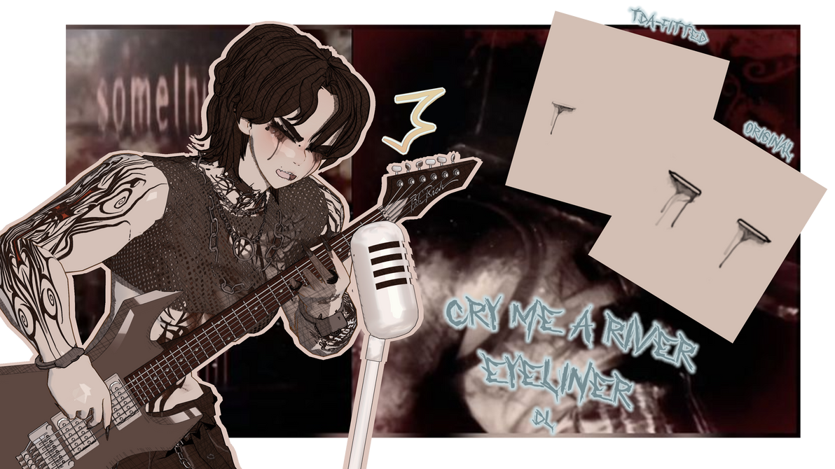 [Sims 4 to MMD] Cry Me a River Eyeliner Overlay DL by BowlOfSpicyramen ...