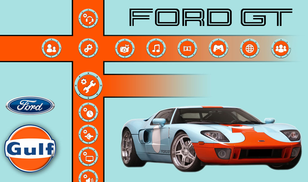 Ford Gt Logo Ford GT Pocketed Emblem