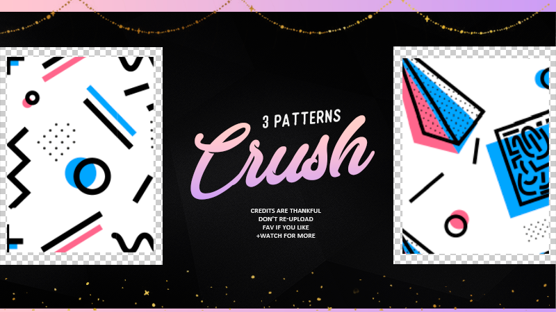Crush | Patterns #01 by Mondai-Girl on DeviantArt