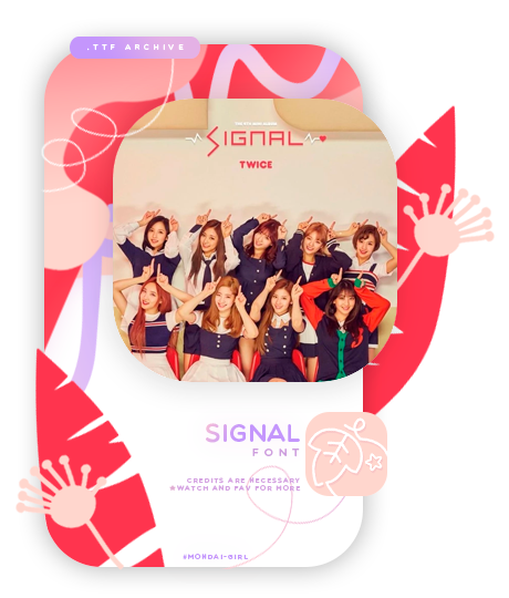 SIGNAL | FONT #7 by Mondai-Girl on DeviantArt