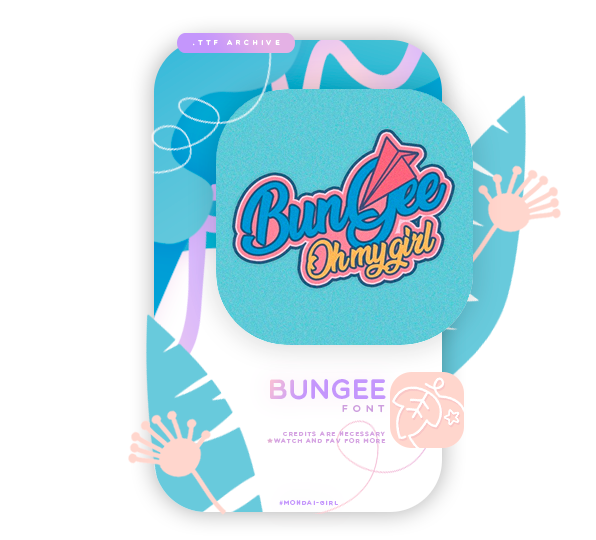 BUNGEE | FONT #21 by Mondai-Girl on DeviantArt