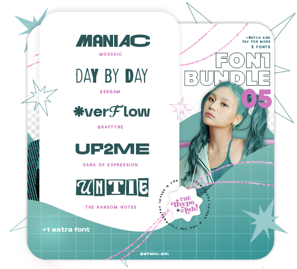 FONT BUNDLE | HEART STOPPERS by Mondai-Girl on DeviantArt