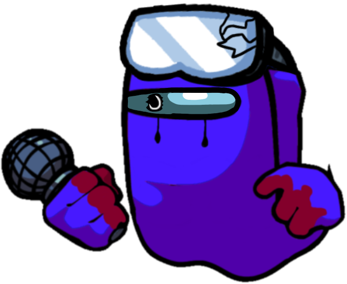 [FNF] Ghost Blue Crewmate (Concept) by SonicRMaulYT on DeviantArt