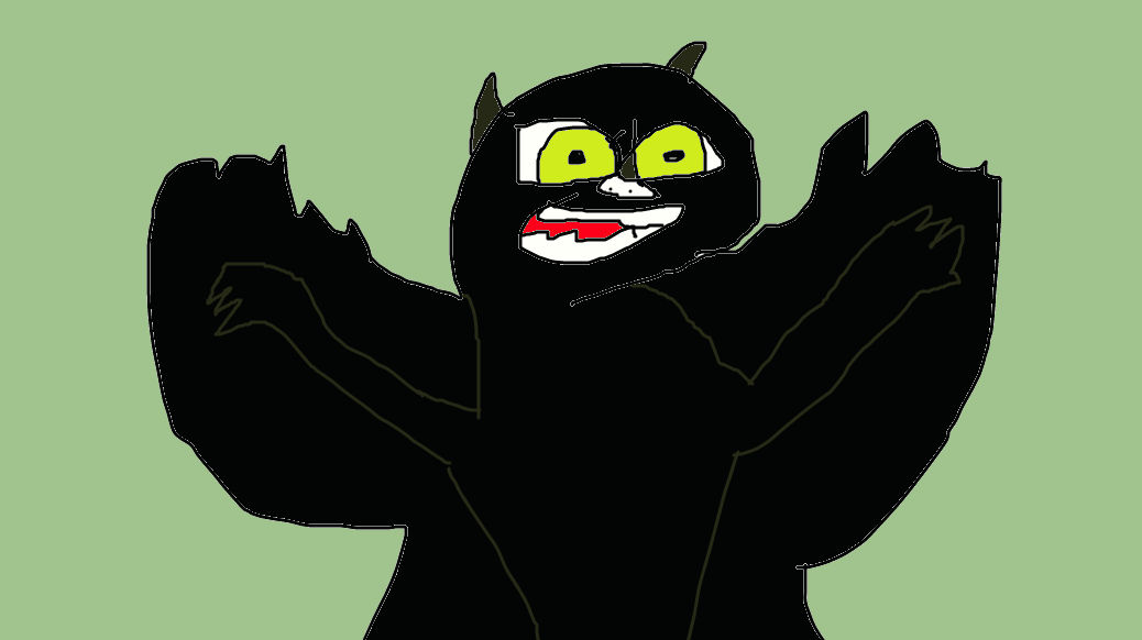 Cartoonish Toothless from How To Train Your Dragon by JustJunky on ...