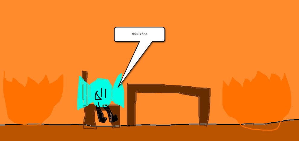 this is fine by objectart17 on DeviantArt