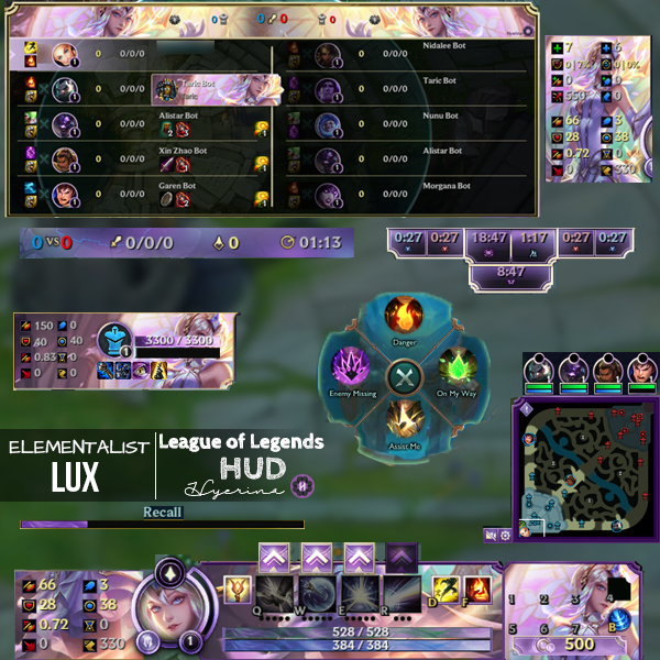 League of Legends - Elementalist Lux HUD by Hyerina on DeviantArt