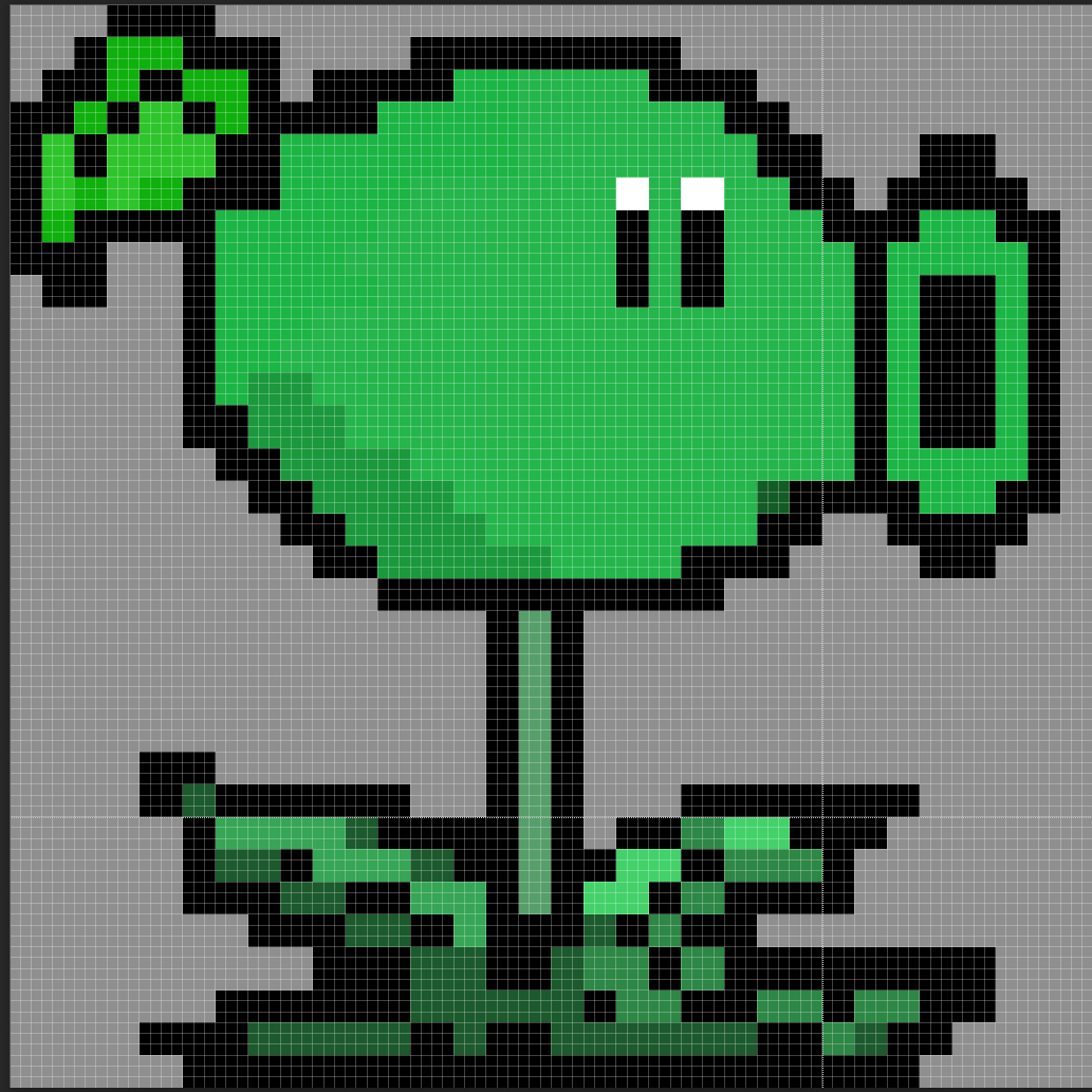 Pixel pea by 8BitIssac on DeviantArt