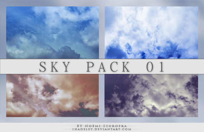 Sky Pack 01 by shadeley on DeviantArt
