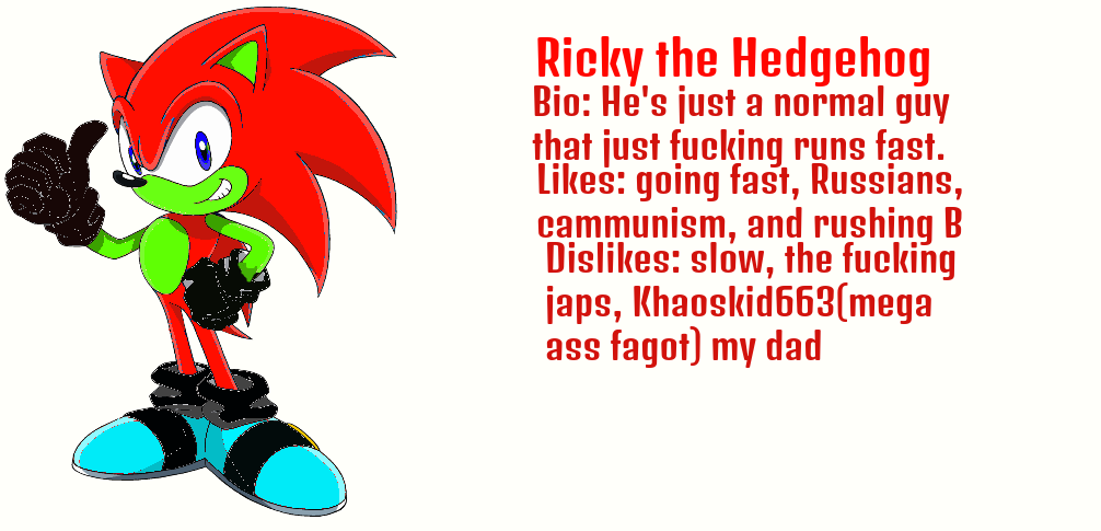 Ricky the Hedgehog by Triforceman15 on DeviantArt