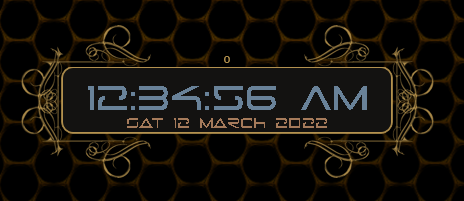 Time and Date on Rainmeter - DeviantArt