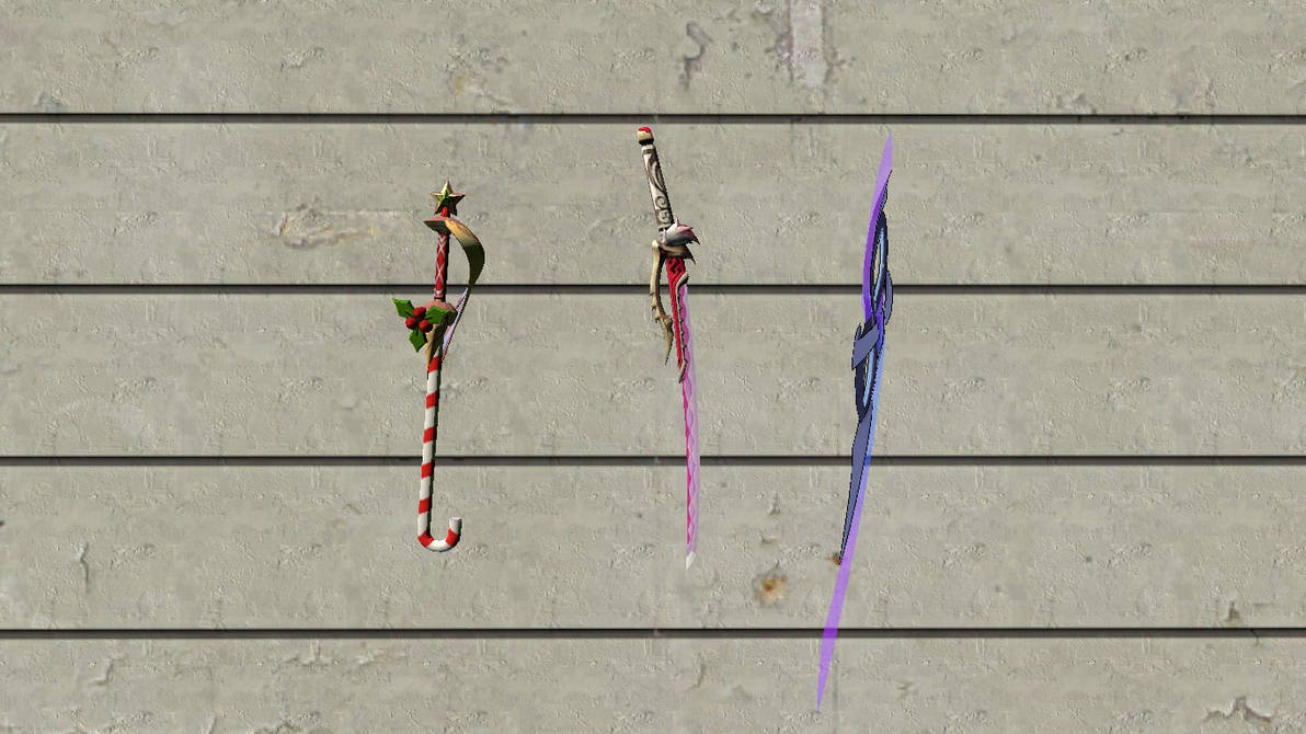 Honkai Impact 3rd 3 Katanas by JoshGeometry on DeviantArt