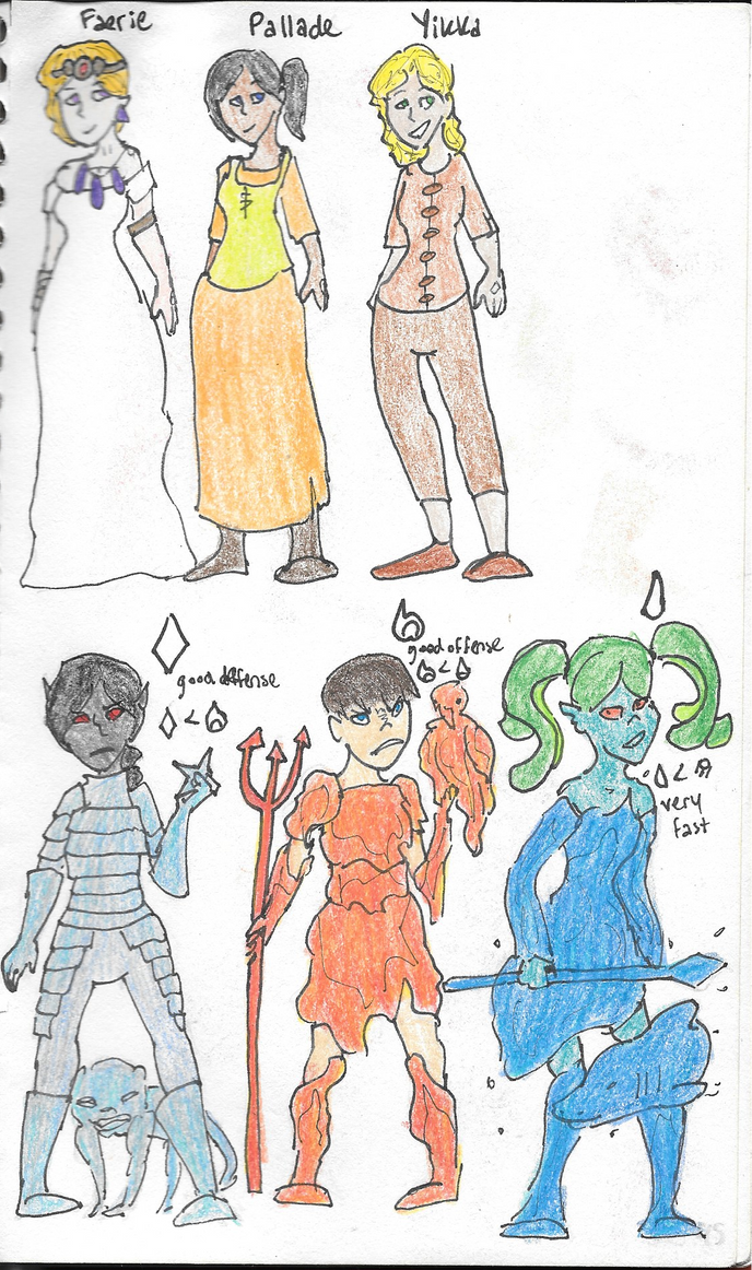 Races and Magic Part 2 by Bri-ABoredPerson on DeviantArt