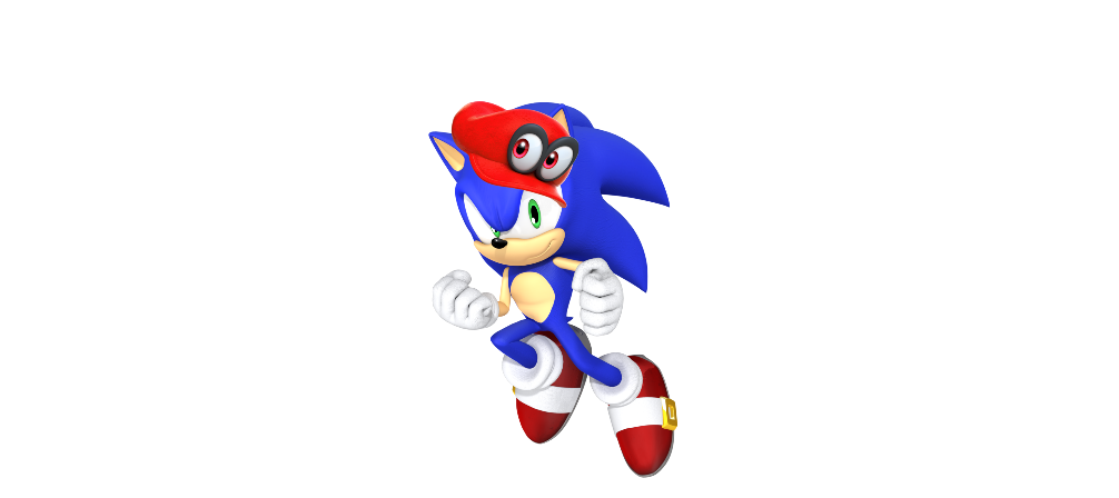 Super Mario Odyssey Sonic Render by SBoomSonicspeeder on DeviantArt