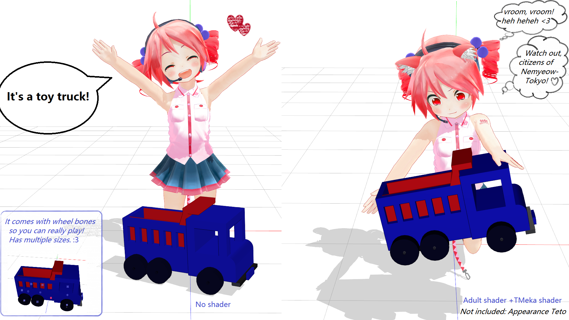 Toy Truck (MMD dl) by SteelDollS on DeviantArt
