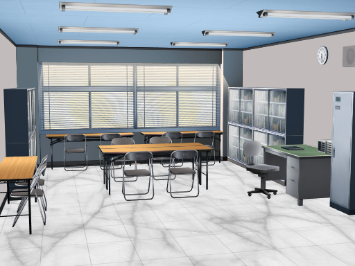 Interactive MMD School Club Room Stage 1.01 (DL) by SteelDollS on ...
