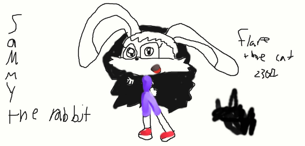 sammy the rabbit by flarethecat2301 on DeviantArt