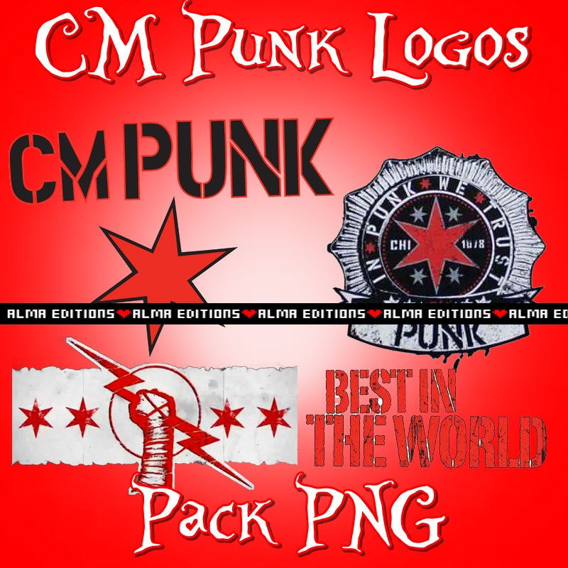 CM Punk Logos Pack PNG~Alma Edicions by AlmaJettLove on DeviantArt