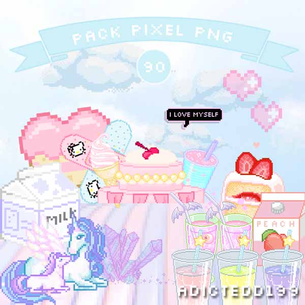 Pixel Png Pack By Adictedd199 by Adictedd199 on DeviantArt
