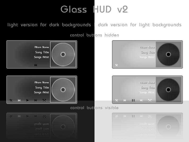 Glass HUD v2 for CD ArtDisplay by Blackthorn87 on DeviantArt