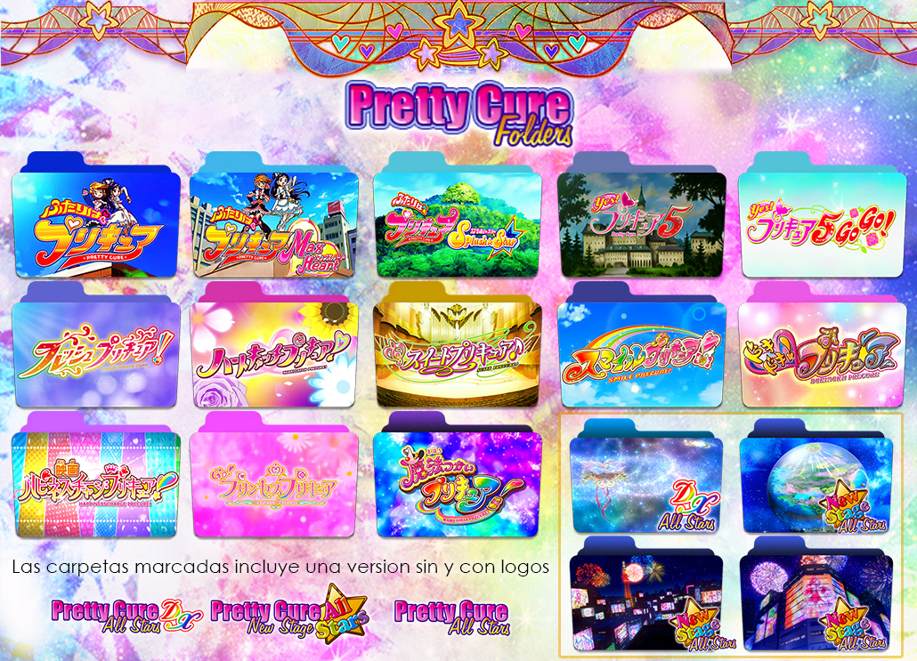 Folders Pretty Cure by YamatoDaio on DeviantArt