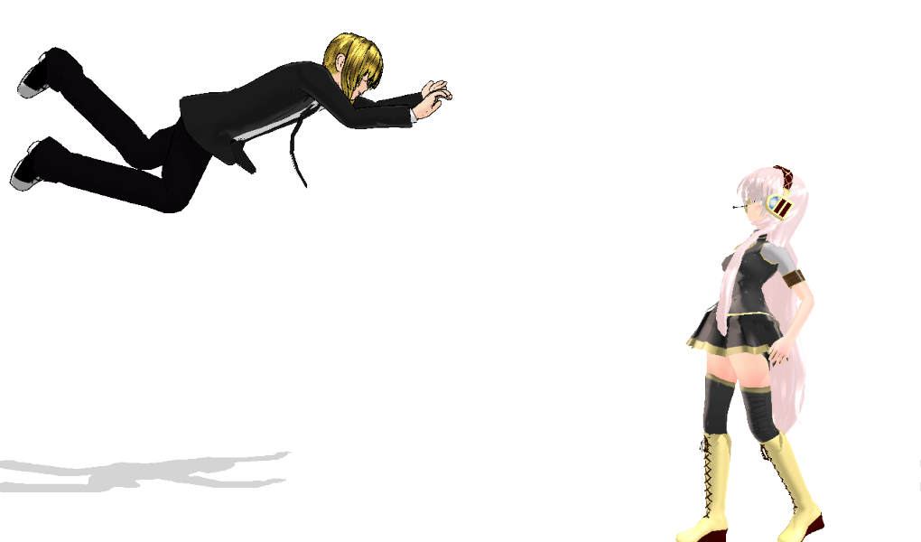 MMD - OMG glomp Pose data by baka-kuroki on DeviantArt