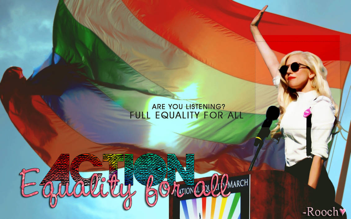 Action 001- 'Full Equality for All' by RoochP on DeviantArt