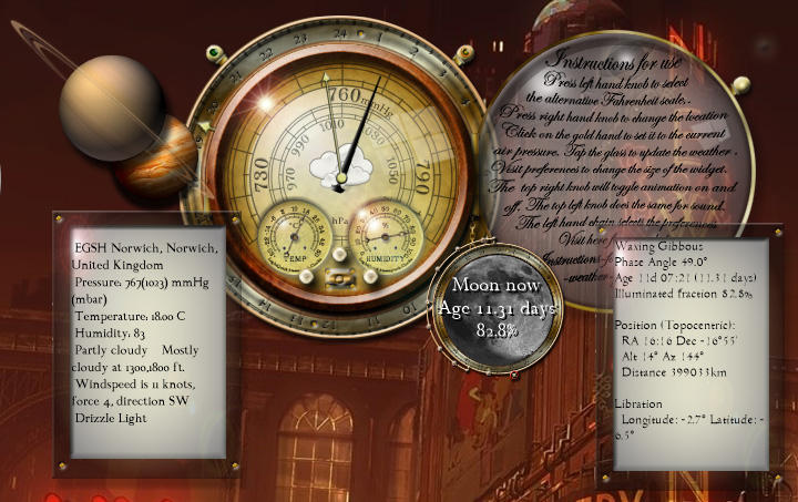 Steampunk Weather Icon and Widget MkIII by yereverluvinuncleber on ...
