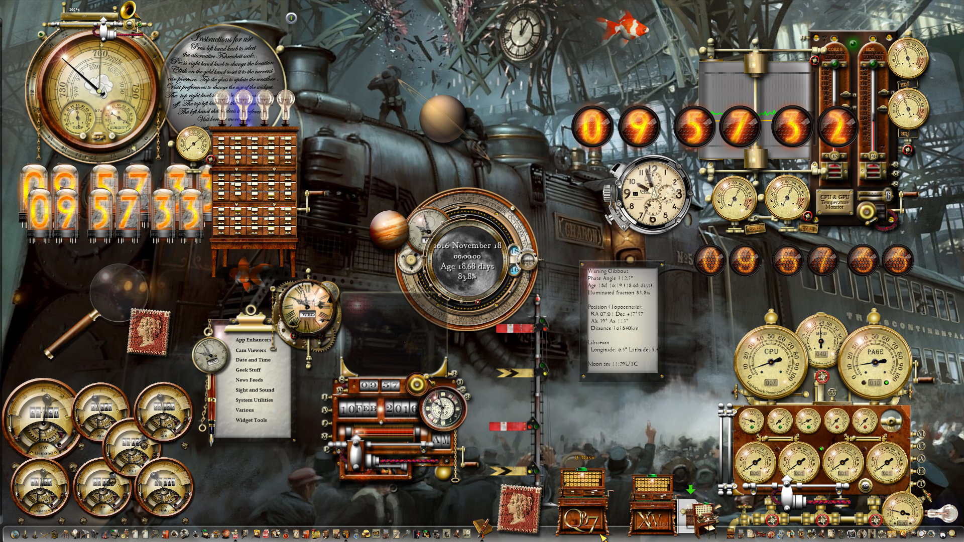 Train 2 Desktop Windows 10 Steampunk to the max! by ...