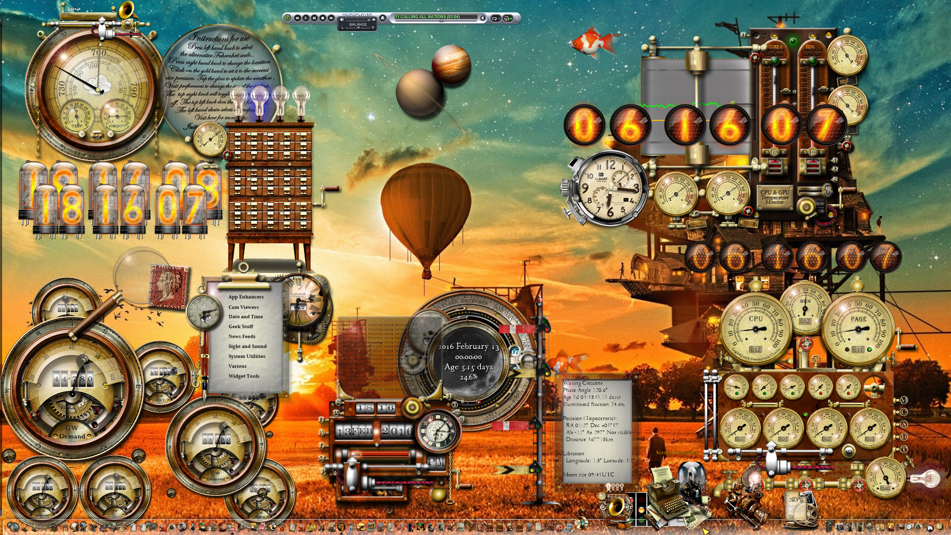 Steampunk Desktop Wallpaper